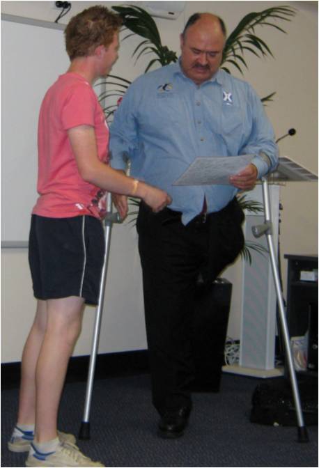 Gentle Giant Paralympian Kahi Puru Visits NOVA Employment | Can-Do Ability