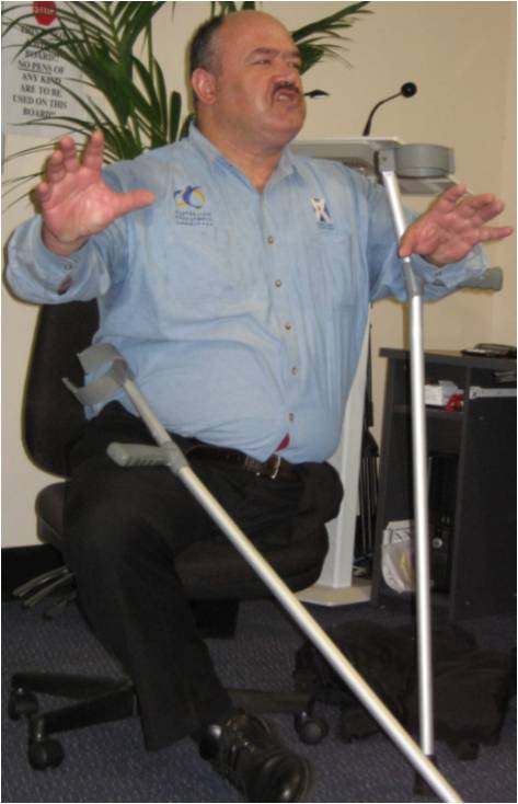 Gentle Giant Paralympian Kahi Puru Visits NOVA Employment | Can-Do Ability